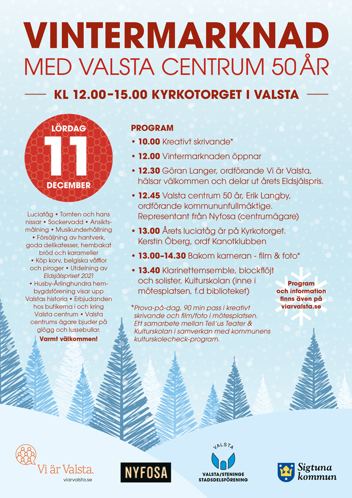 Vintermarknad i Valsta - Vi är Valsta